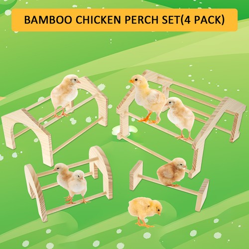 4Pcs Chicken Perches Pine Chicken Roosting Perch Strong Chick Perch ...