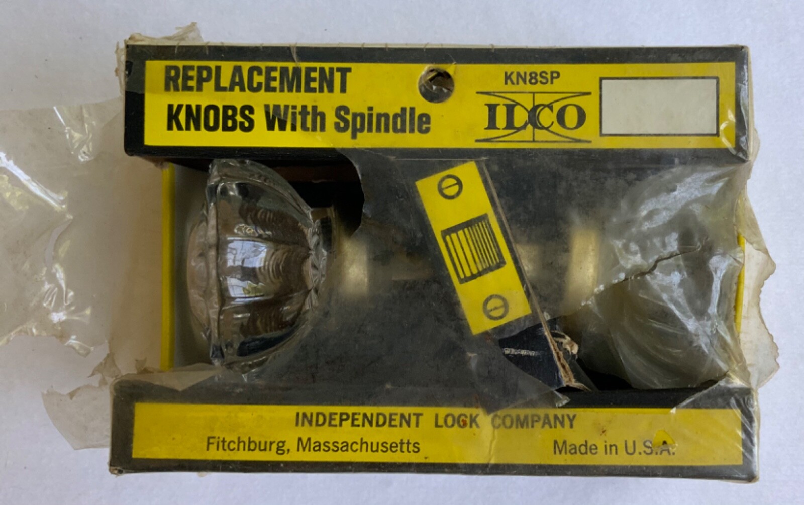 ILCO Replacement 12 Point Glass Door Knobs with Spindle | eBay