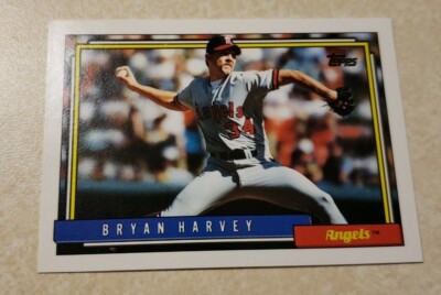 topps 1992 baseball card Bryan Harvey | eBay