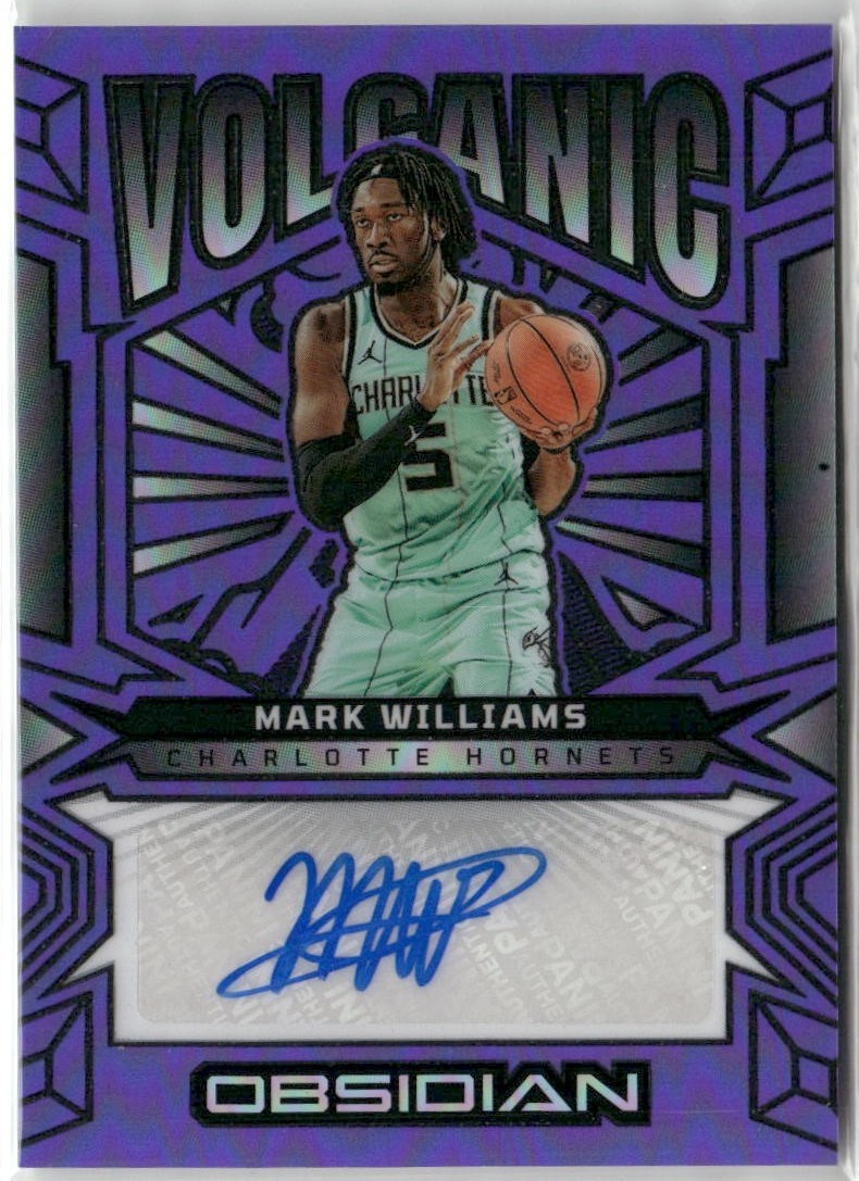 2024-25 Panini Obsidian - Volcanic Signatures Mark Williams, Mark ...