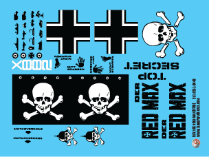 Estes Der Red Max BT05 Scale Decals (1977) | eBay