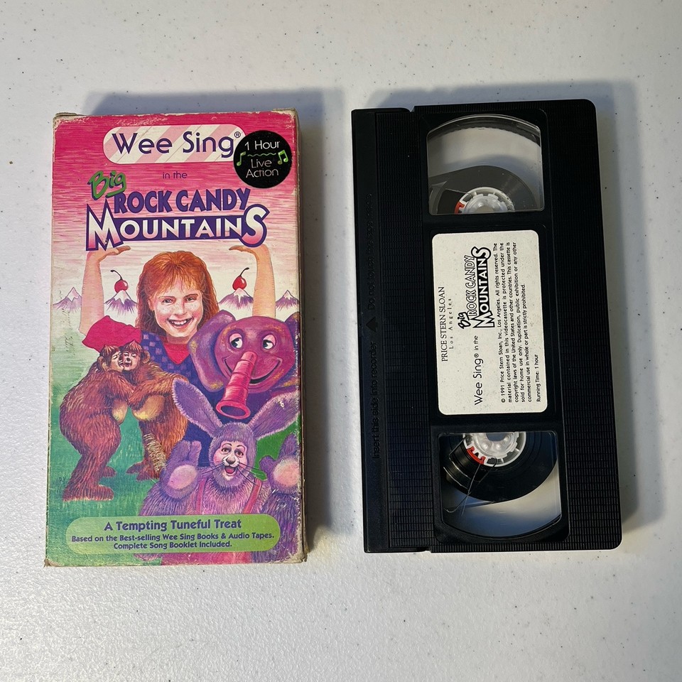 Wee Sing In The Big Rock Candy Mountains VHS 1995 Tape Children’s Kids ...