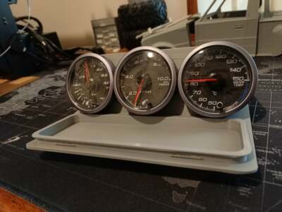 VL Commodore Custom Console Triple Gauge Holder Sunglasses Holder ...