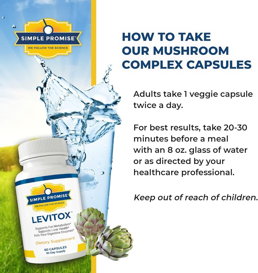 Levitox Health and Liver Support Supplement - Aids Digestive Enzymes ...