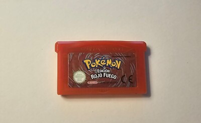 Pokemon Edicion Rojo Fuego Game Boy Advance Gba nintendo idioma español ...