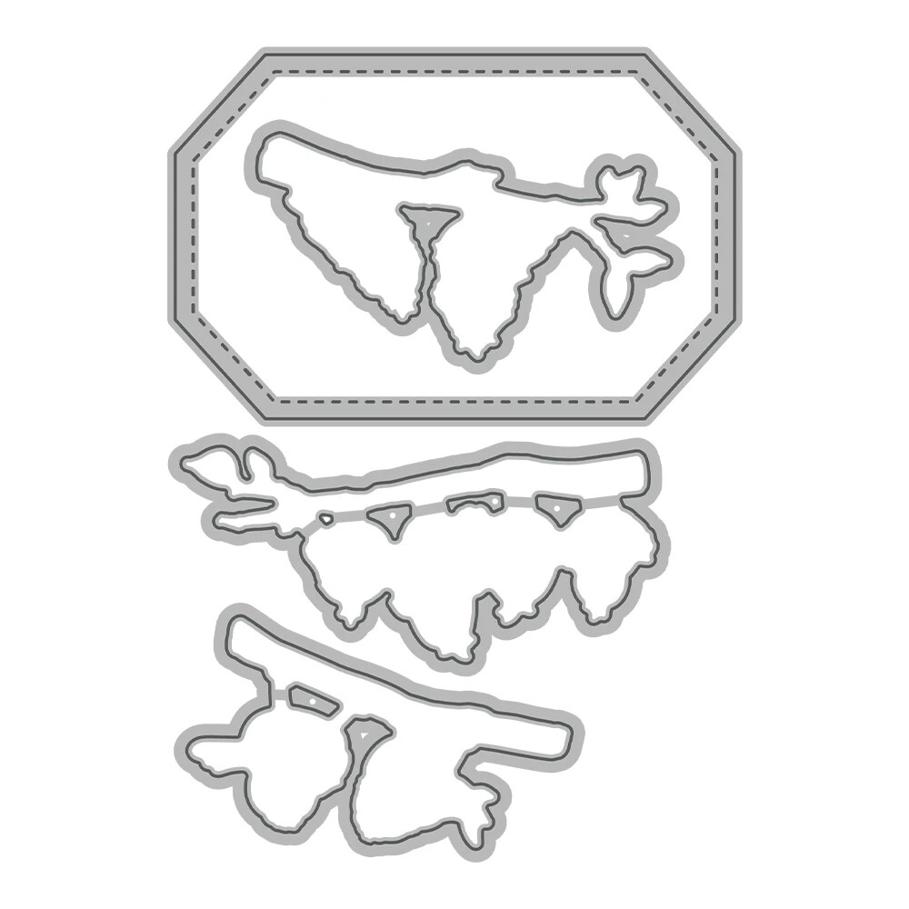 Silly Birds on Branch You Totally Deserve It Metal Cutting Dies Clear ...