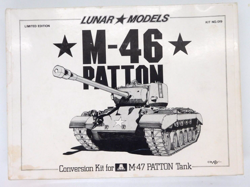 Lunar Model M-46 Patton Conversion 019 1:35 NEEDS Italerei M-47 Tank ...
