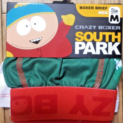SOUTH PARK MENS BOXER BRIEFS SHORTS Stan Cartman Kenny Kyle NEW with ...