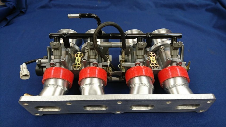 Peugeot 206 GTI & Citroen C4 Bike Throttle Bodies Kit ZX10R 44mm ...