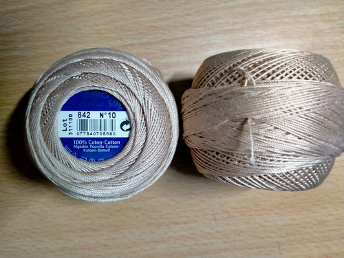 CÉBÉLIA CROCHET COTTON - DMC - Size 10 - 842 - 50g ball - 167.10.842 ...