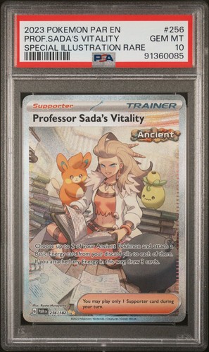 Pokemon Paradox Rift - PROFESSOR SADA'S VITALITY- SPECIAL ILLUST 256/ ...