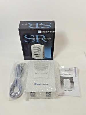 Ameriphone SR-100 Super Phone Ringer-Super Loud Ringing-95db-Adjustable ...