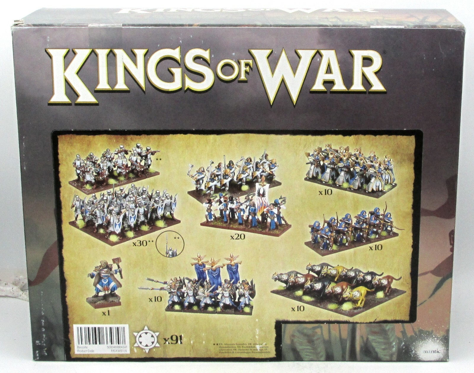 Kings of War MGKW109 Basilean Mega Army (Basilea 2019 Version) Mantic ...