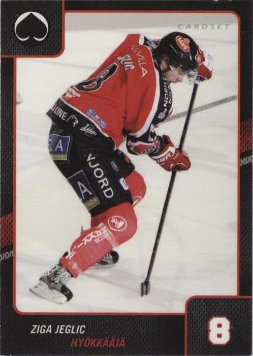 2013-14 Cardset Finland SM-Liiga - Ziga Jeglic #330 (RC) for sale ...