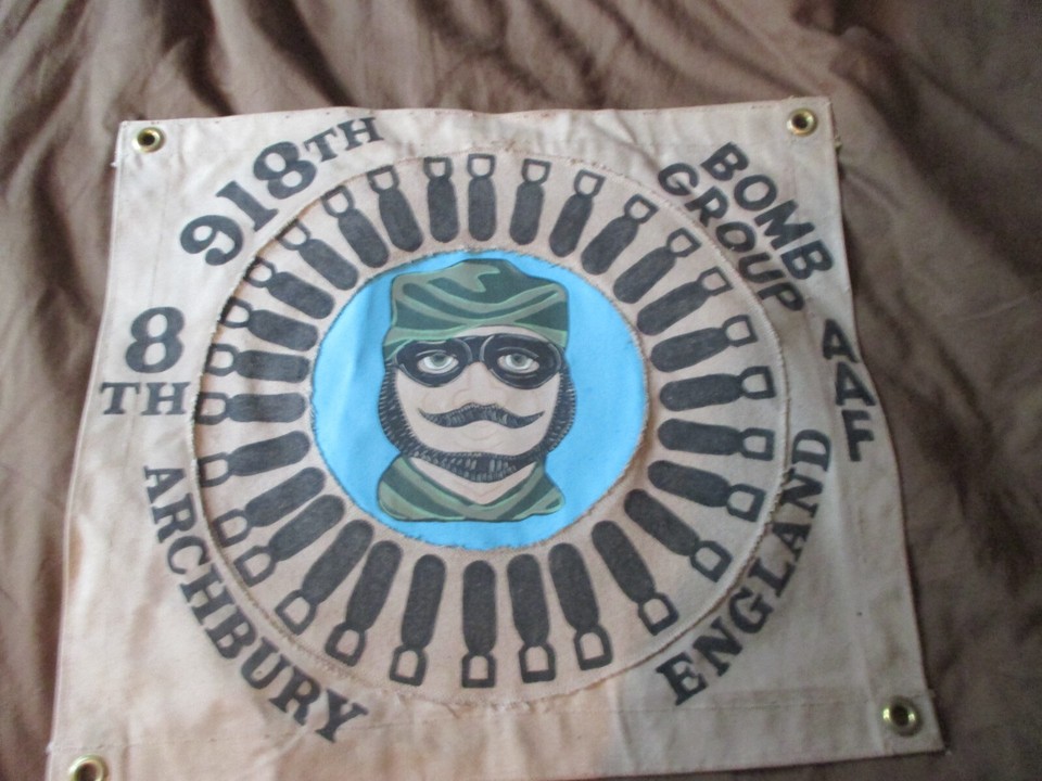 WWII USAAF 918 TH BOMB GROUP 12 O'CLOCK HIGH TOBY MUG BAR ROOM FLAG | eBay