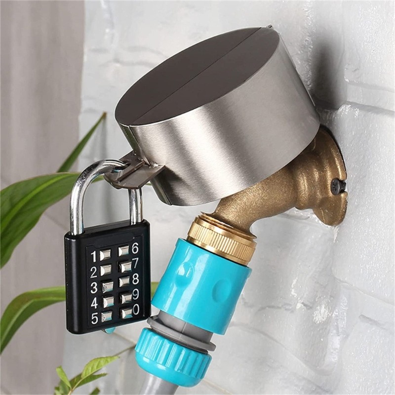 Outdoor Lock Systems Gate Valves Lock Water Spigot Lock Enduring | eBay ...