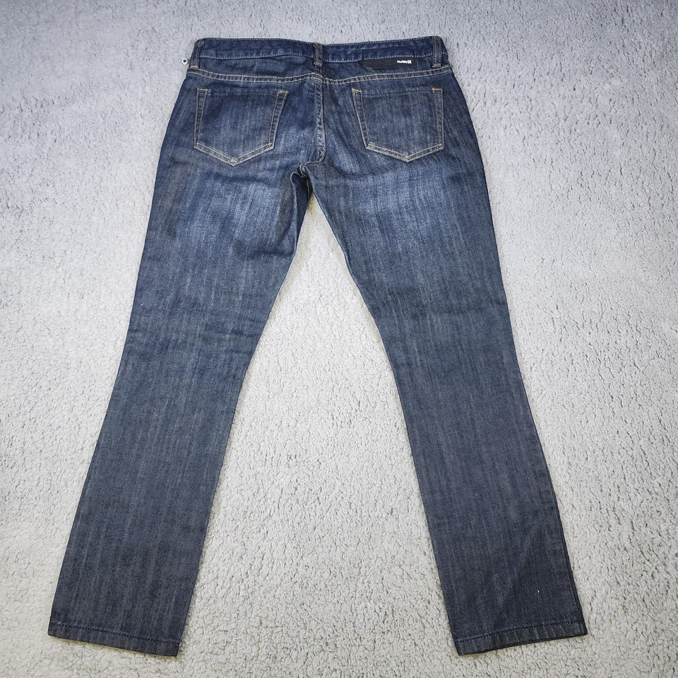 Hurley Jeans Womans Size 26 Blue Denim Skinny Crop 81x NWOT New Without ...