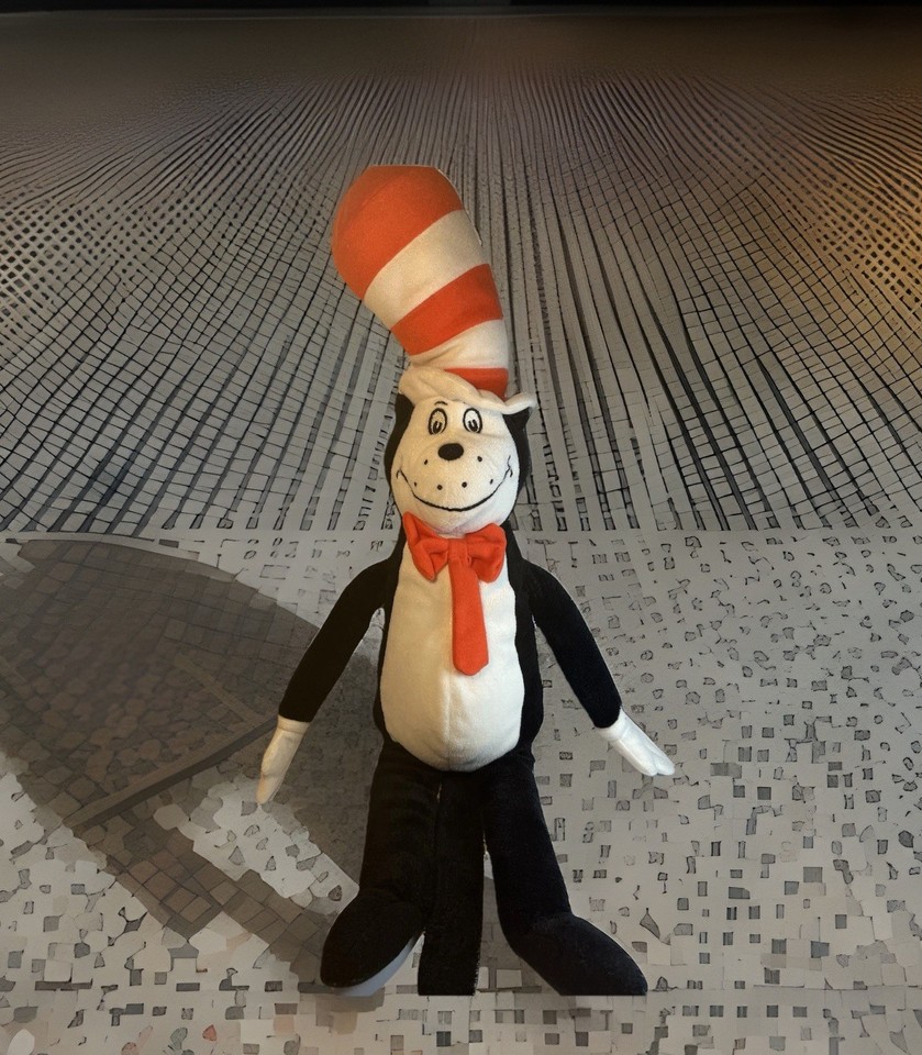 THE CAT IN THE HAT Plush Stuffed Animal Kohls Cares Dr. Seuss 2013 21 ...