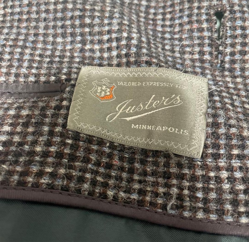 Harris Tweed 60s Men's Tweed Check Raglan Long Overcoat Removable Liner ...