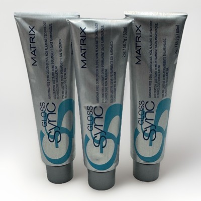 3 matrix color sync gloss 6nw light brown neutral warm distressed box ...