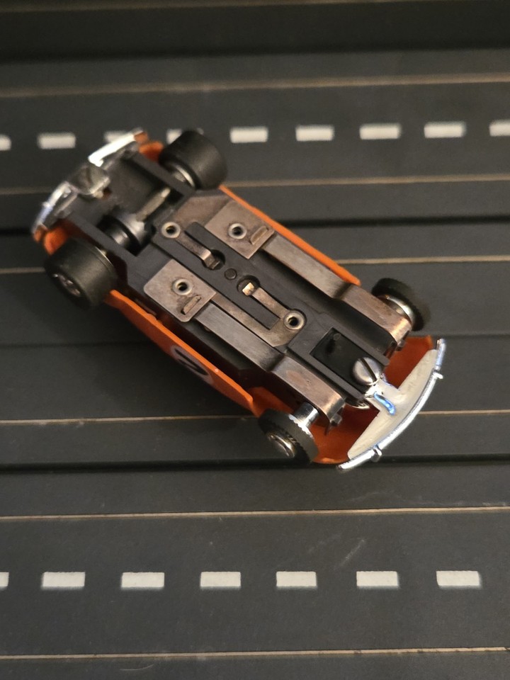 Aurora Tuff Ones Volkswagen Bug Orange/White/Black #2 Slot Car Nice | eBay