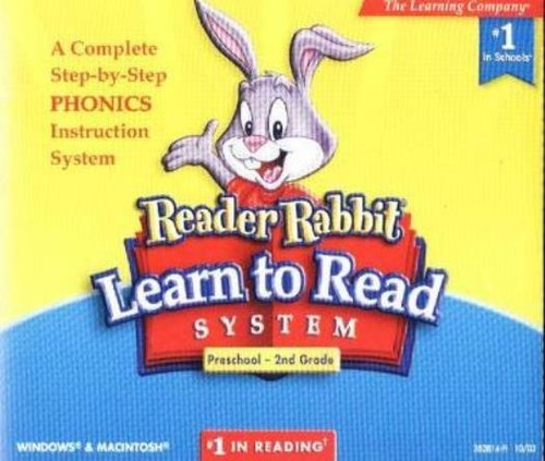 Reader Rabbit: Learn To Read System Preschool-2nd PC MAC CD reading ...