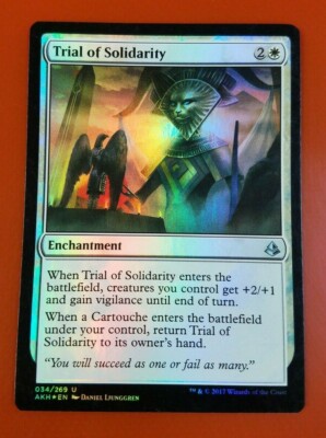 1x Trial of Solidarity | FOIL | Amonkhet | MTG Magic Cards | eBay