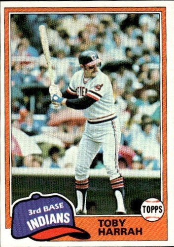 1981 Topps #721 Toby Harrah Cleveland Indians Baseball | eBay