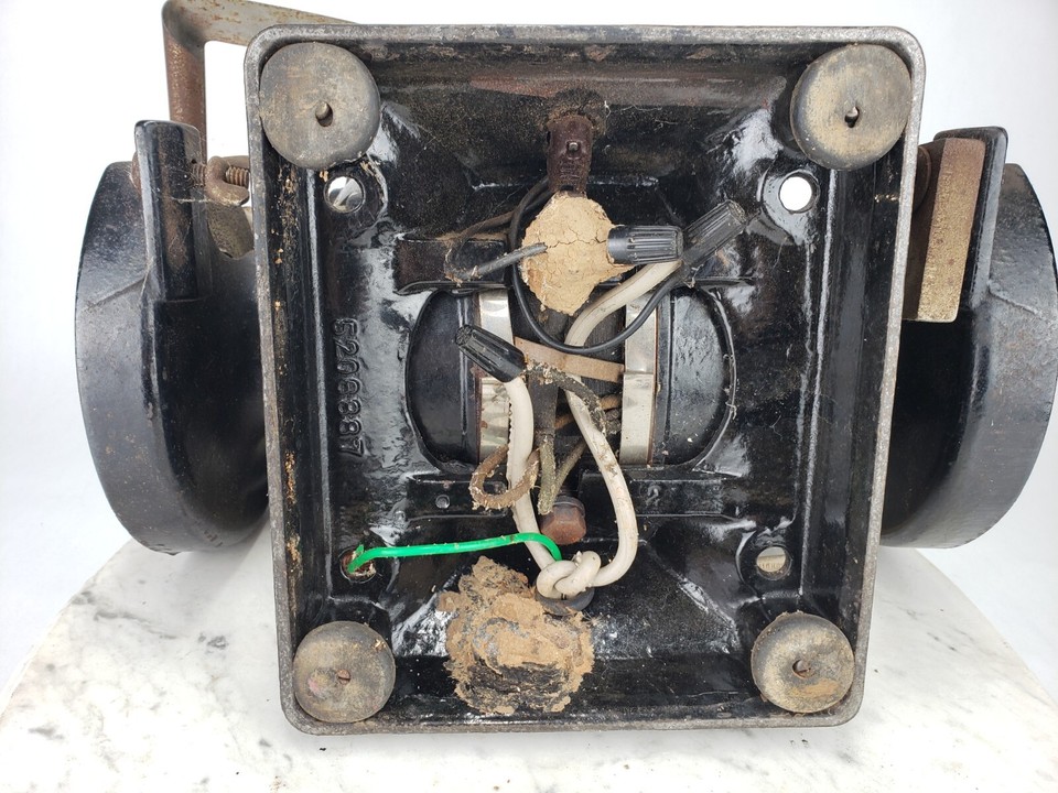 Vintage Sears Craftsman Dunlap Bench Grinder Buffer - 6" 1/4 HP 3450 ...