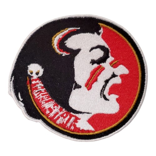FSU Seminoles Vintage Style Logo Patch. Embroidered. Iron On. 3.5"x3.5 ...