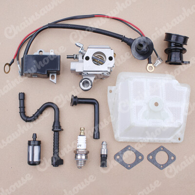 Carburetor Carb Ignition Coil Kit Fit Stihl MS361 MS361C 1135-120-0601 ...