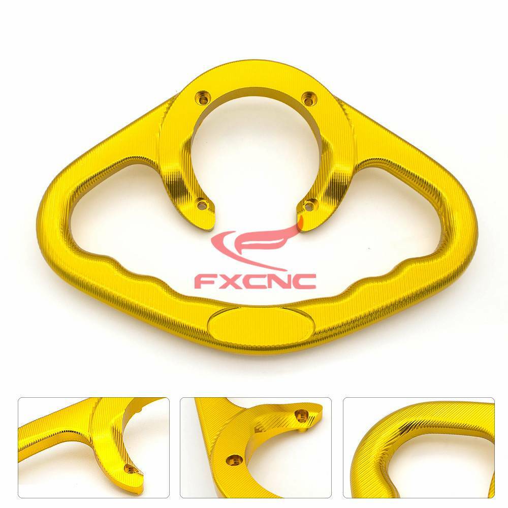 For Suzuki GSXR 600 750 1000 1300 SV 4 Hole CNC Passenger Tank Grab ...