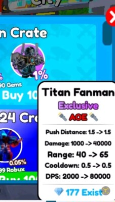 Toilet Tower Defense TTD - TITAN FAN MAN EXCLUSIVE - NEW EXCLUSIVE ...