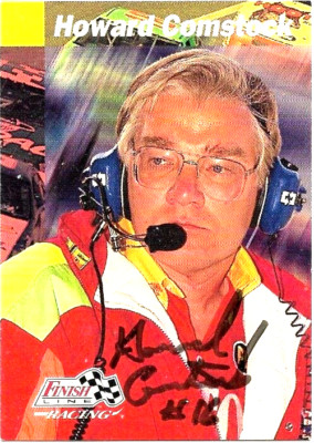 Howard Comstock signed 1993 FINISH LINE card #128 NASCAR auto | eBay