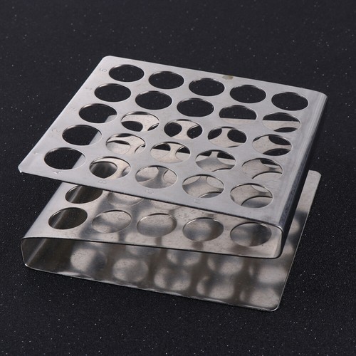 Stainless Steel Test Tube Rack Holder Organizer School Laboratory ...