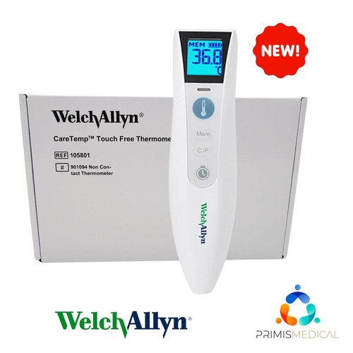 Welch Allyn 105801 Care Temp Touch Free Thermometer New | eBay