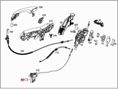 Genuine Mercedes Coupling Housing W222 V222 X222 R231 S205 W166 ...