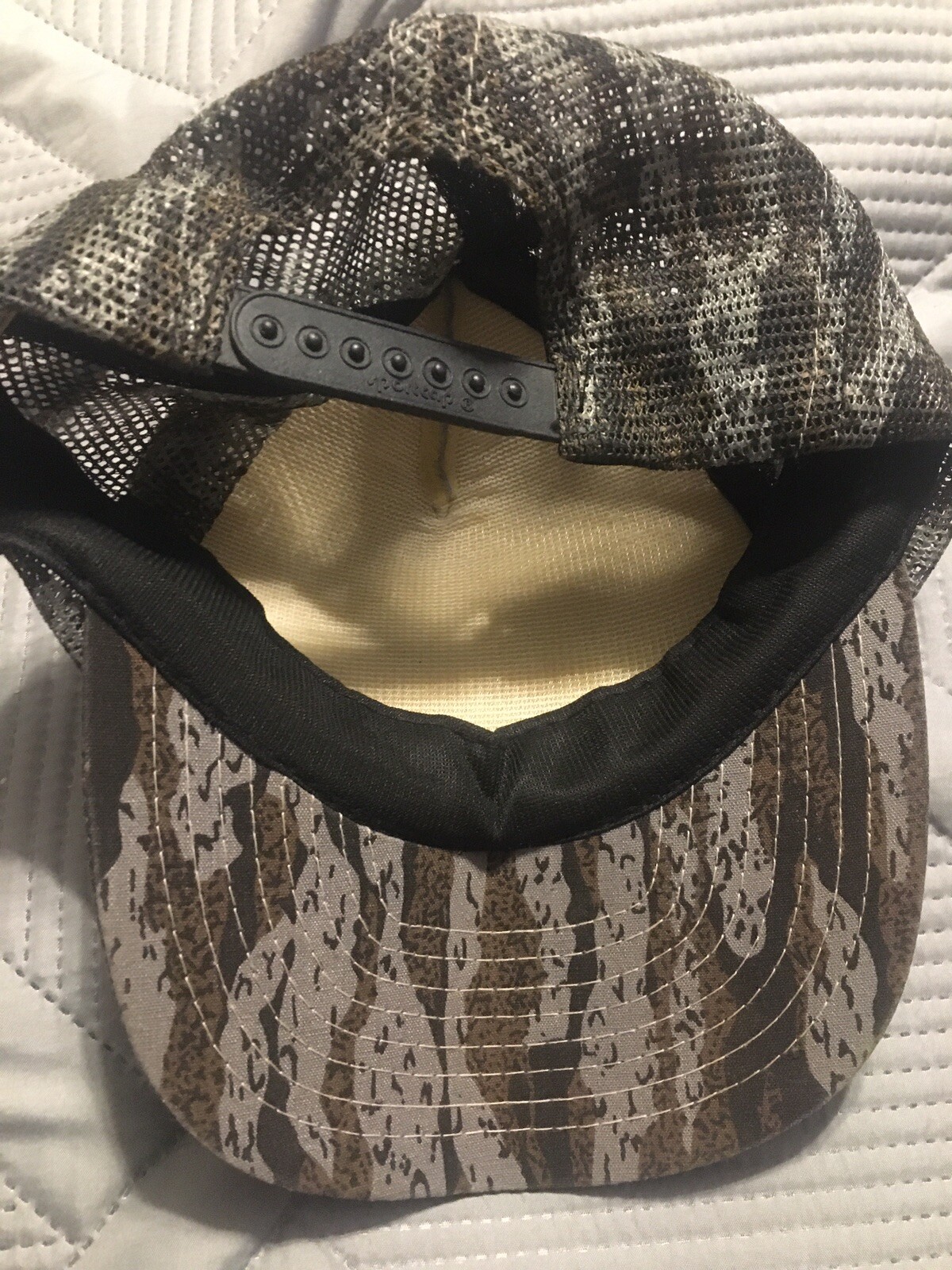 VINTAGE Mallard Duck Graphic Camo Mesh Back Snapback … - Gem