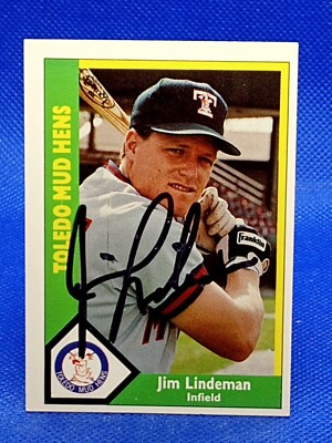 AUTOGRAPH AUTO Jim Lindeman 1990 CMC International League #15 | eBay