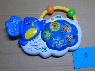 Leap Frog Musical Counting Lap Pal Blue Bird Baby Soother Tested Works ...