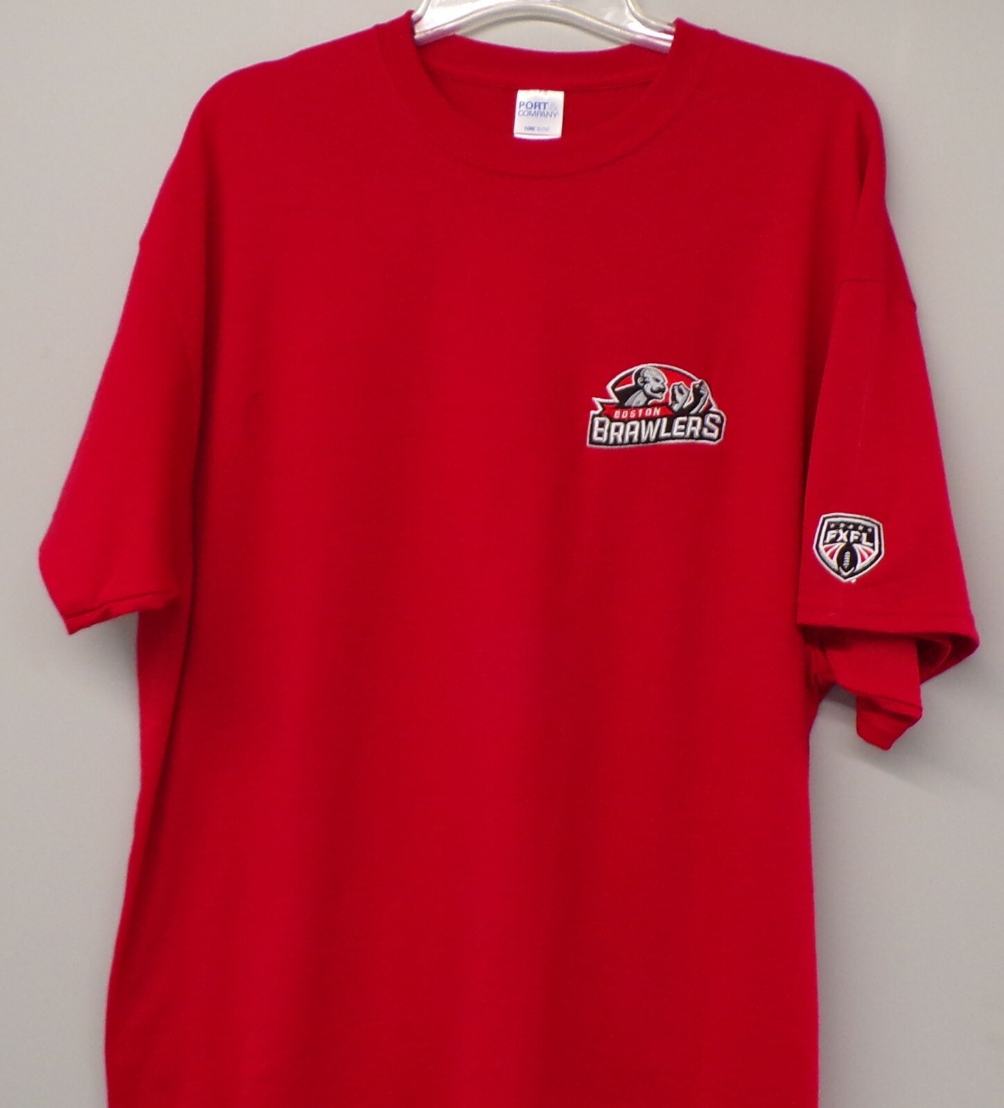 FXFL Boston Brawlers Football Embroidered T-Shirt S-6XL, LT-4XLT XFL ...