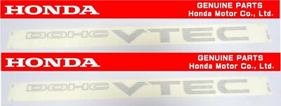 HONDA 99-00 CIVIC Si Coupe EM1 Side DOHC VTEC 2 pcs Sticker Decal OEM ...