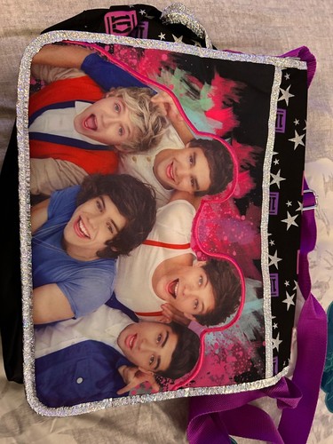 2012 One Direction Glitter Backpack - Vintage 1D School Bag | eBay