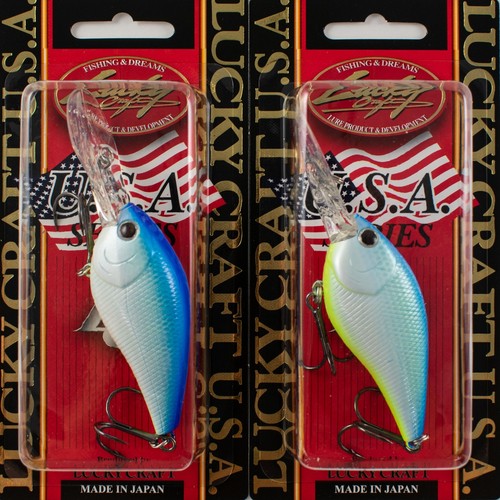 (LOT OF 2) LUCKY CRAFT LC 2.0XD CRANKBAIT 3/5OZ LC2.0XD-253 CITRUS SHAD E7260 | eBay