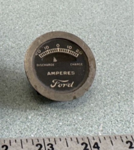 1919-1931 Ford Model A and T Script Amp Gauge Ammeter 1926-27-28-29 ...