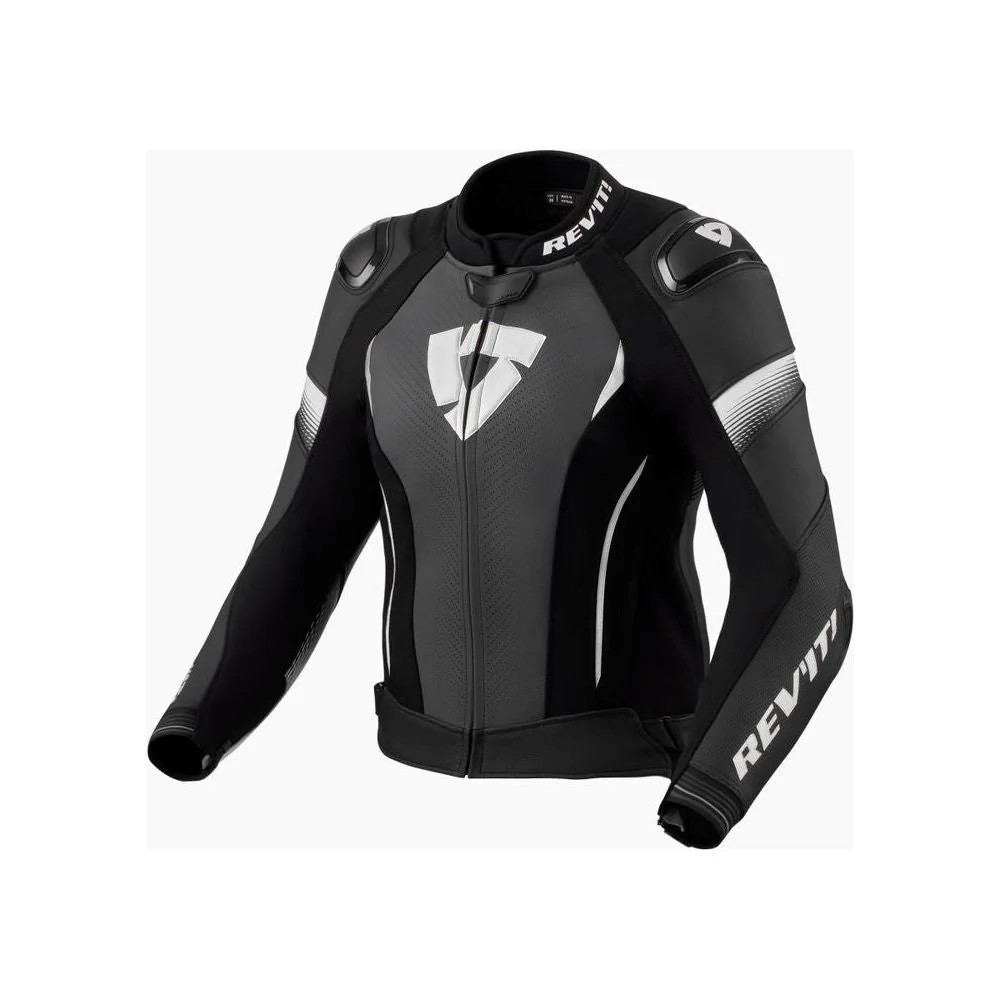 Revit Xena 4 Pro Ladies Motorcycle Motorbike Leather Jacket Black ...