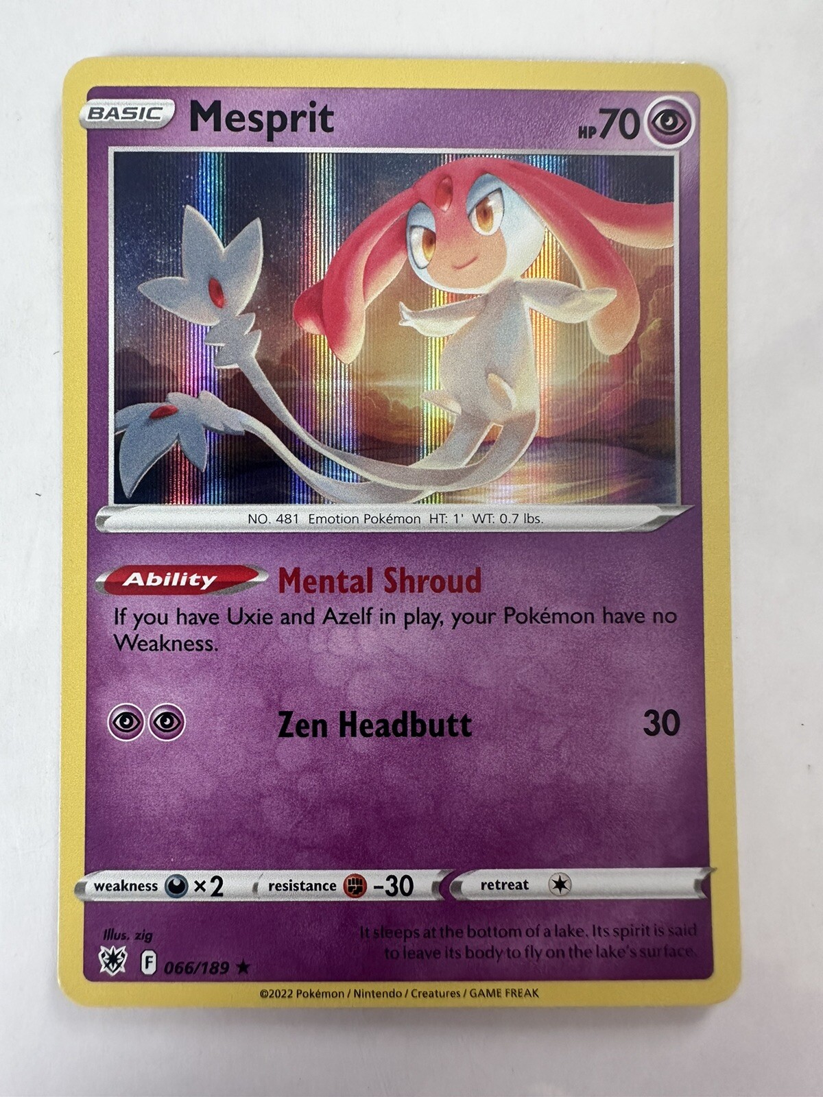pokemon card - Mesprit For Sale - MAVIN