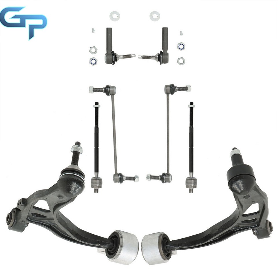 8PC For 2010-2012 Ford Flex Taurus Lincoln MKS MKT Control Arm and Sway ...