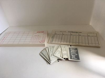1967 Facts in Five Game 3M Replacement Playcards Master Score Cards ...