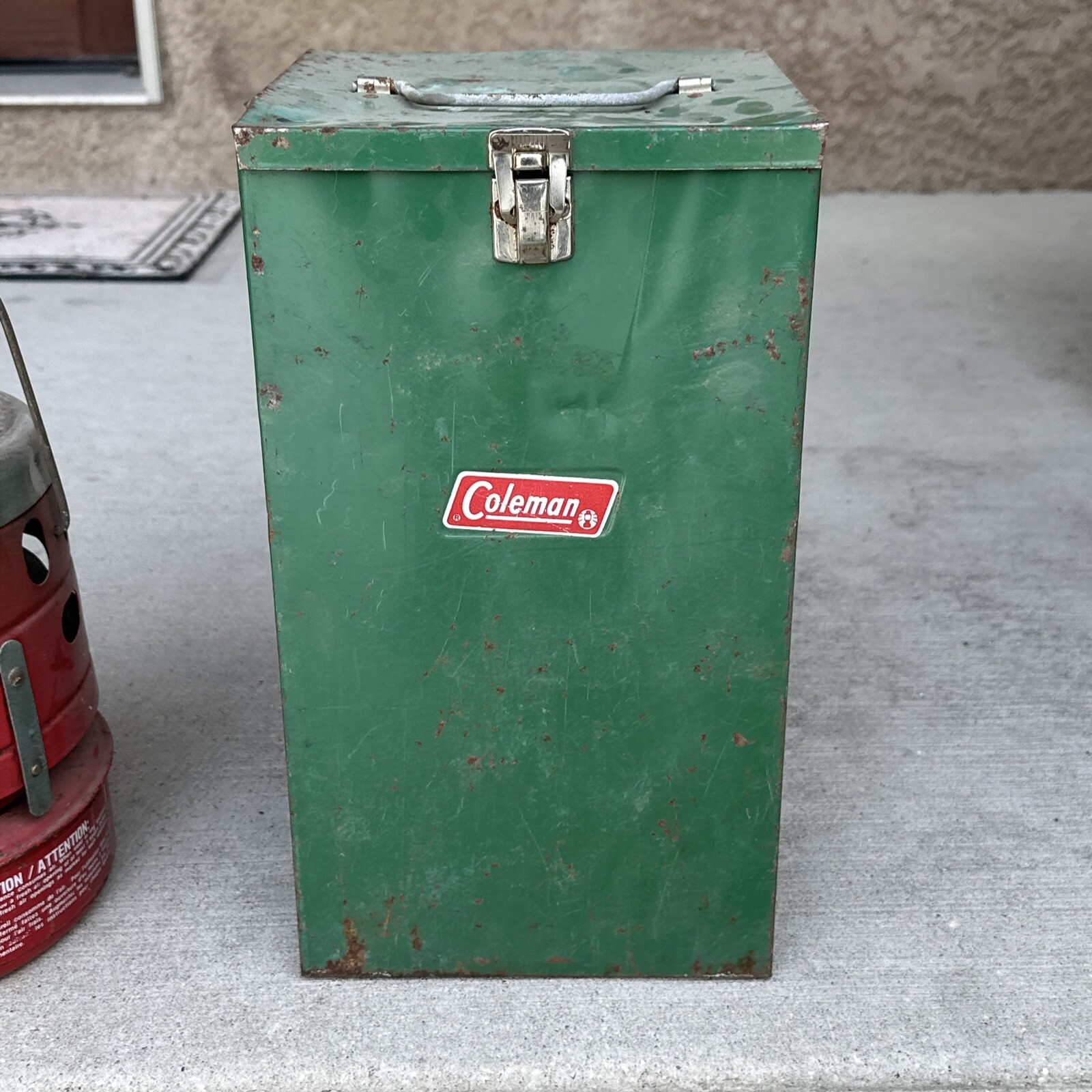 Vintage Coleman Lantern Case Metal Portable Coleman Case | eBay